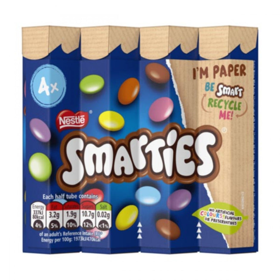 Smarties 4 Pack x 12 - Planet Candy – planetcandy.eu
